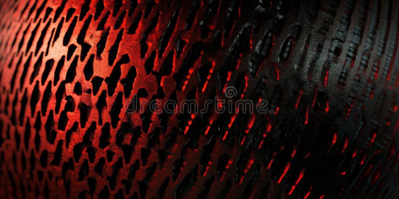 Burnt Red Spherical Carbon Textures with Bold, Glossy Patterns. a ...