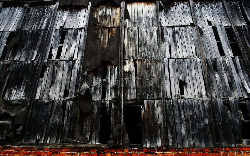 Burnt Shack Aftermath stock image. Image of architecture - 338695761