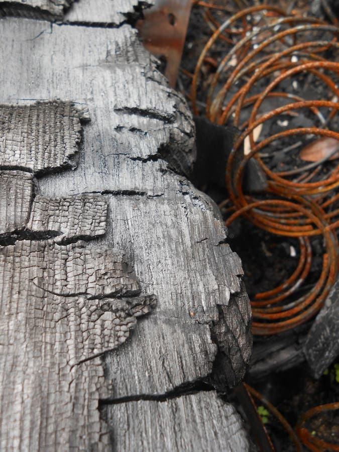 Burnt To a Crisp stock photo. Image of piece, next, wood - 46854178