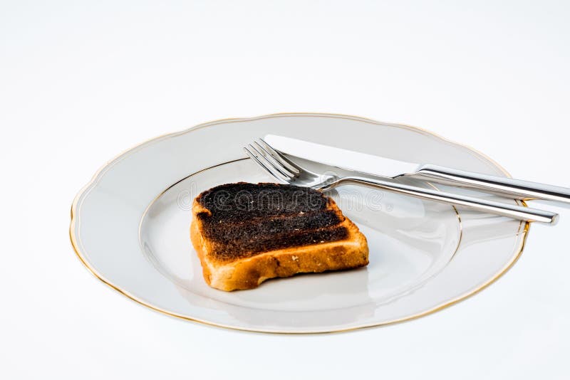 Burned toast bread slices stock photo. Image of brown - 37732168
