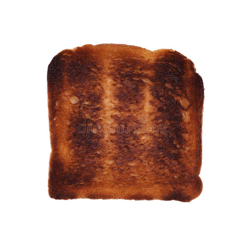The detail of burnt toast. stock image. Image of breakfast - 130148645