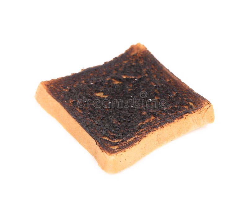 Burnt toast bread slices stock photo. Image of disc, broken - 47080332
