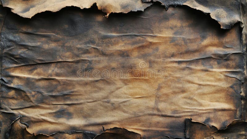 Burnt and Torn Paper with Scorched Edges Stock Illustration ...