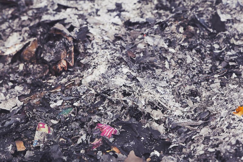 Burnt trash can stock image. Image of city, metal, hazard - 164754807