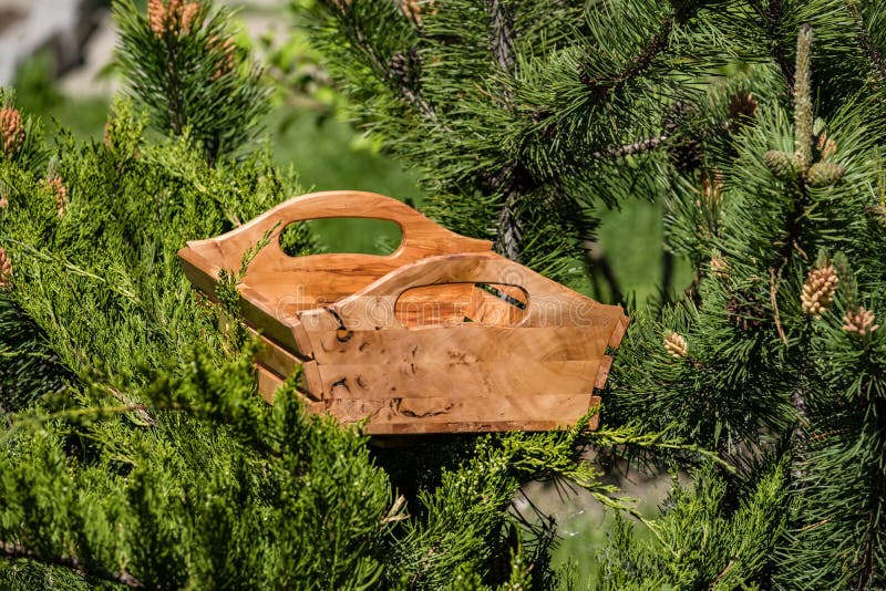 Burnt Wood Box for Tools or Products Stock Photo - Image of ...