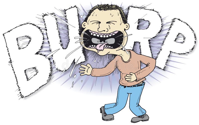 Burp_01 stock illustration. Illustration of gross, noise - 884668