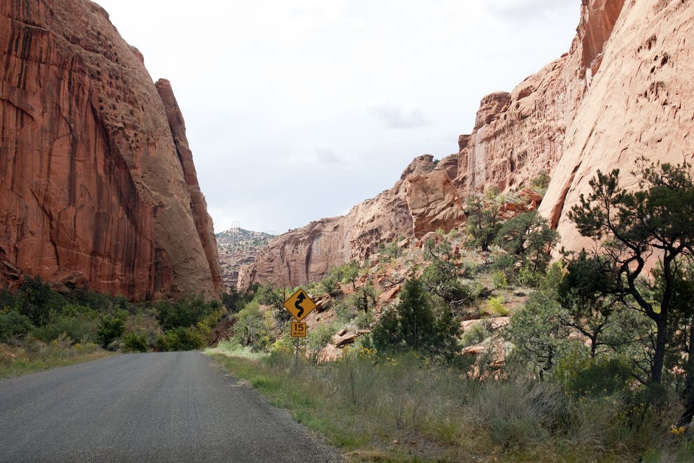 Burr Trail stock photo. Image of natural, park, pinion - 21915202