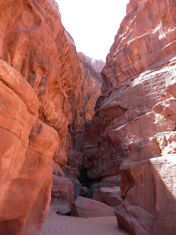 Burra Canyon, Wadi Rum Desert, Jordan Stock Image - Image of nature ...