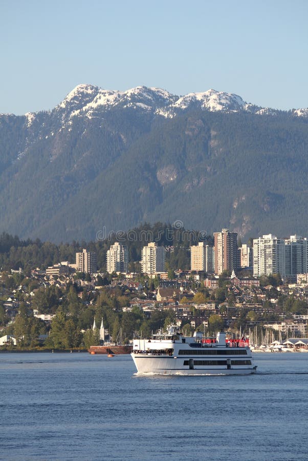 Burrard Inlet Harbor Cruise, Vancouver Stock Photo - Image of water ...