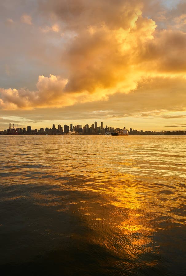 Burrard Inlet, Vancouver, BC Stock Image - Image of outdoors, tranquil ...