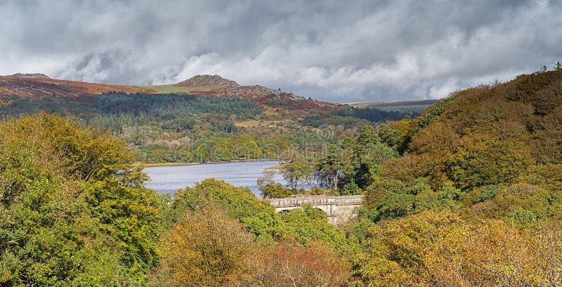 Burrator Reservoir, Towards Leather Tor. Datmoor National Park, Devon ...