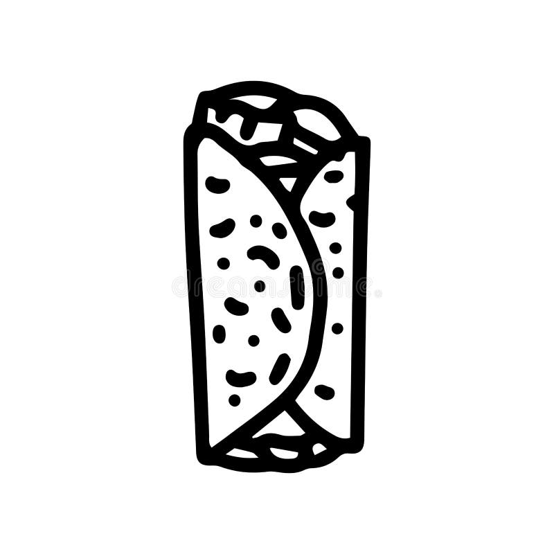Outline Burrito Stock Illustrations – 2,327 Outline Burrito Stock ...