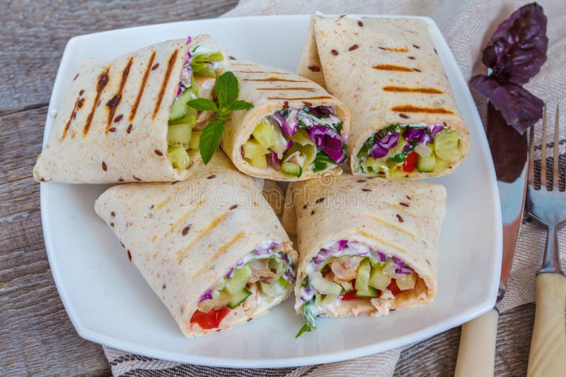 Burrito wraps stock image. Image of fresh, cheese, mexican - 95887229