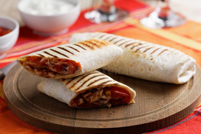 Burrito stock photo. Image of wrapped, prepared, beef - 18095594