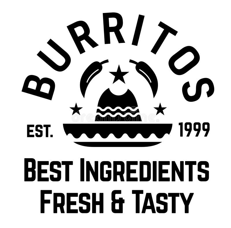 Burritos Label Stock Illustrations – 484 Burritos Label Stock ...