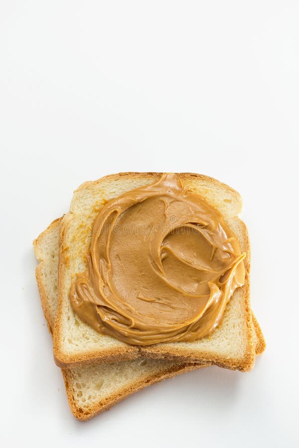 Diffusione Del Burro Di Arachide. Fotografia Stock - Immagine di ...