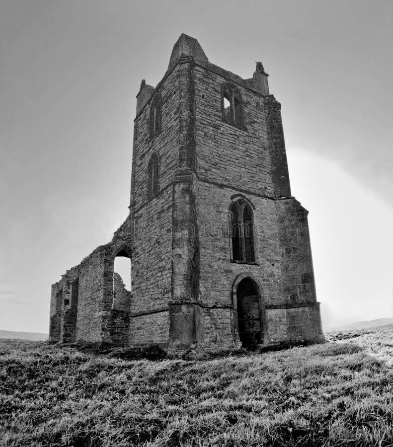 Burrow Mump, Somerset stock photo. Image of burrow, ancient - 5958564