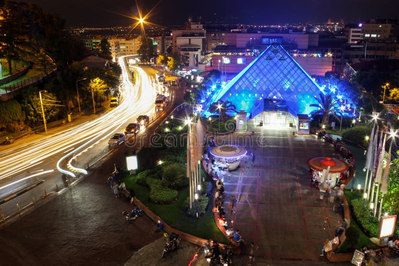 Bursa City Town at Night, Turkey Stock Photo - Image of natural, famous ...