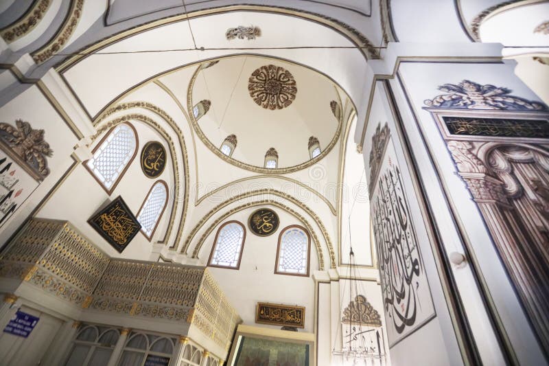 07-04 -2023 Bursa-Turkey: Bursa Grand Mosque Turkish Grand Mosque ...