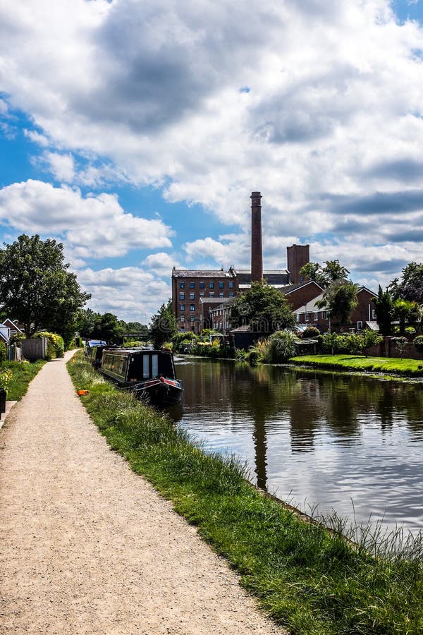 Burscough, Lancashire, England Stock Photo - Image of boats, peaceful ...