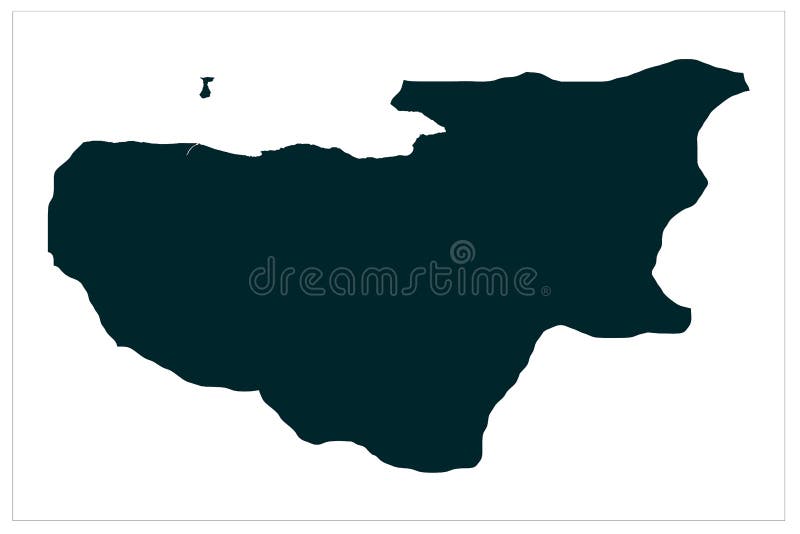 Burse Turkey Province Map Illustration on White Background Stock ...