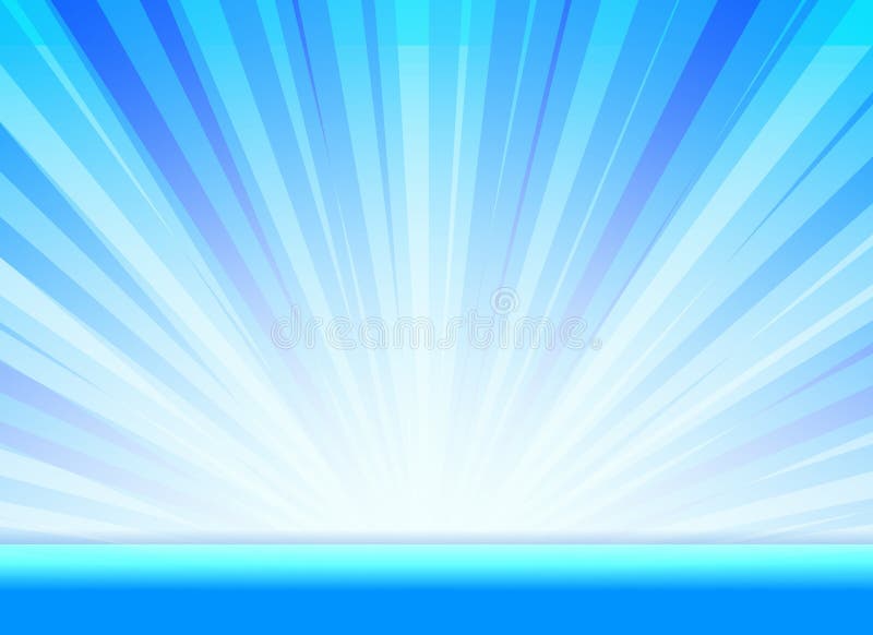Burst Background for Presentation with Blue Color Stock Illustration ...