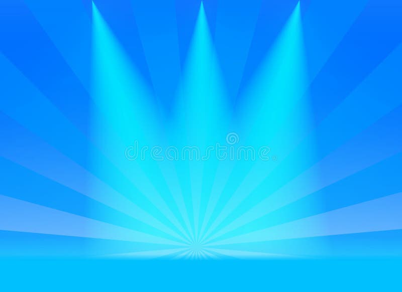 Burst Background for Presentation with Blue Color Stock Illustration ...