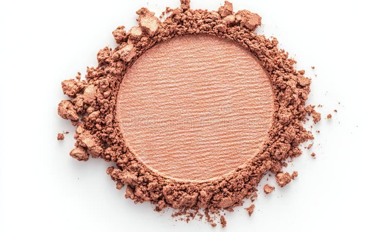 A Burst of Brown Powder Set Against a White Background for Creative ...