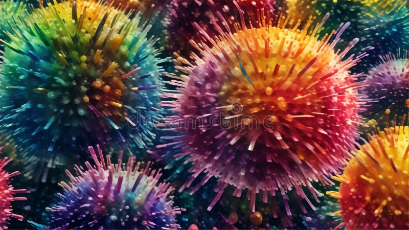 Colorful Abstract Spikes in Vibrant Hues Stock Footage - Video of ...
