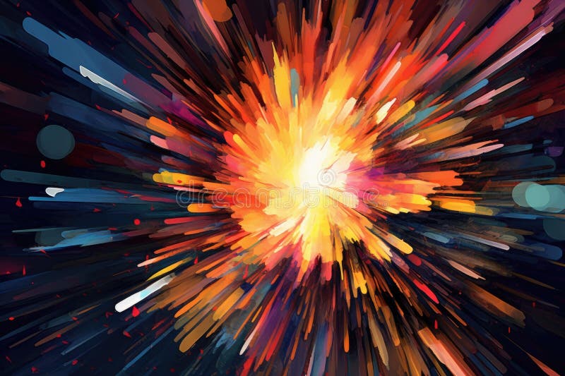 Burst of Energy and Motion, Visualized through a Dynamic Explosion of ...