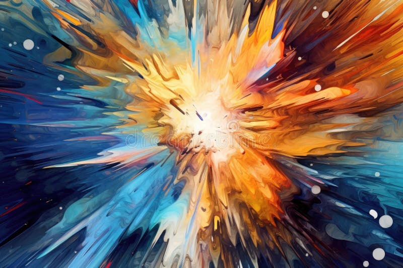 Burst of Energy and Motion, Visualized through a Dynamic Explosion of ...