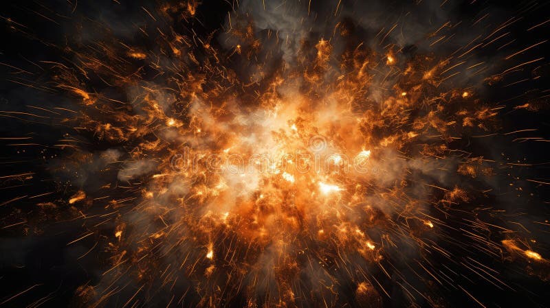 Burst exploding light stock illustration. Illustration of bright ...