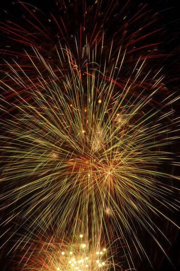 Burst of Fireworks stock image. Image of fireworks, success - 10785005