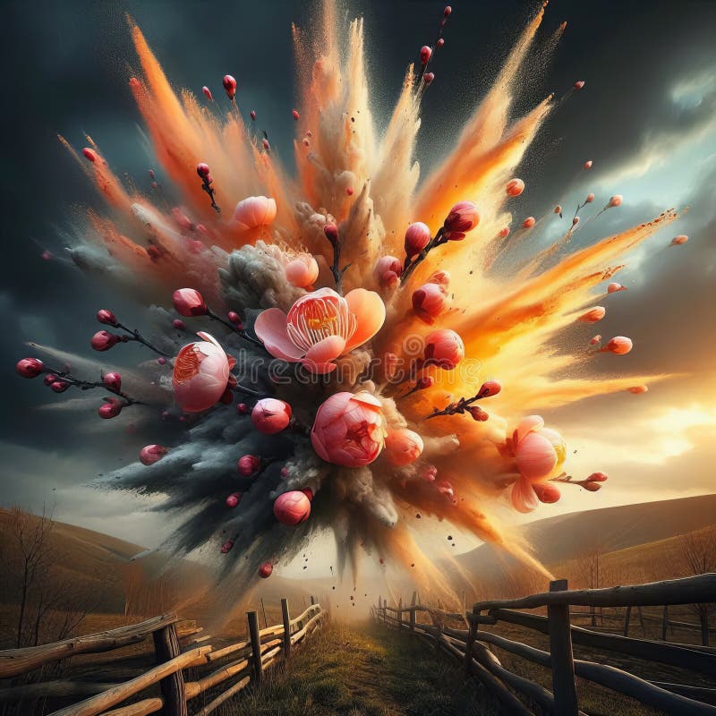 Burst of Fragrance when a Scent is Suddenly Released Like from B Stock ...