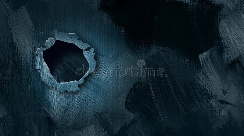 Burst Hole in Wall Graphic Abstract Background Stock Illustration ...