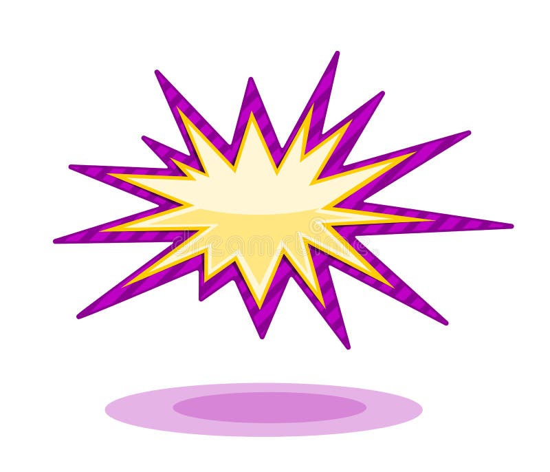 Bursting icon stock vector. Illustration of blank, icon - 34419962