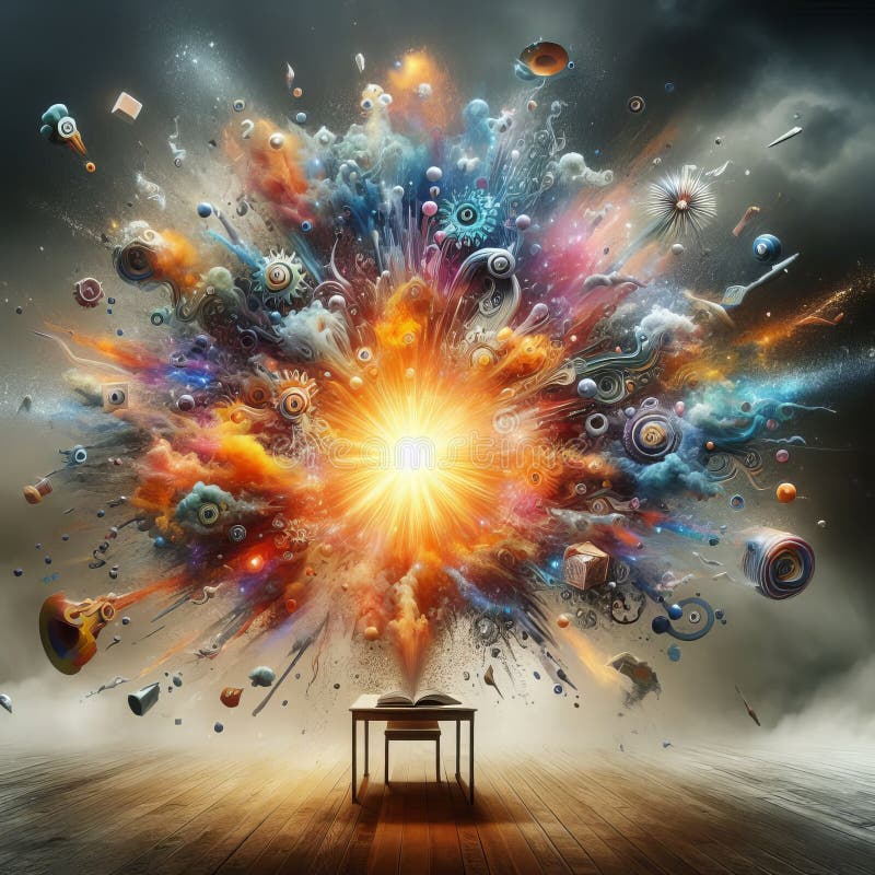 Burst of Insight a Moment of Sudden Realization or Discovery Stock ...