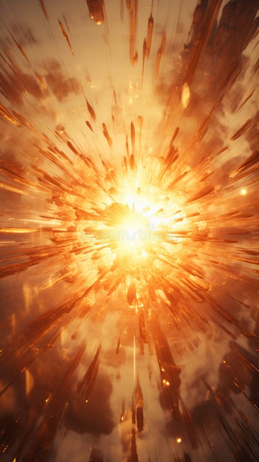 A Burst of Light in the Middle of a Picture Stock Illustration ...