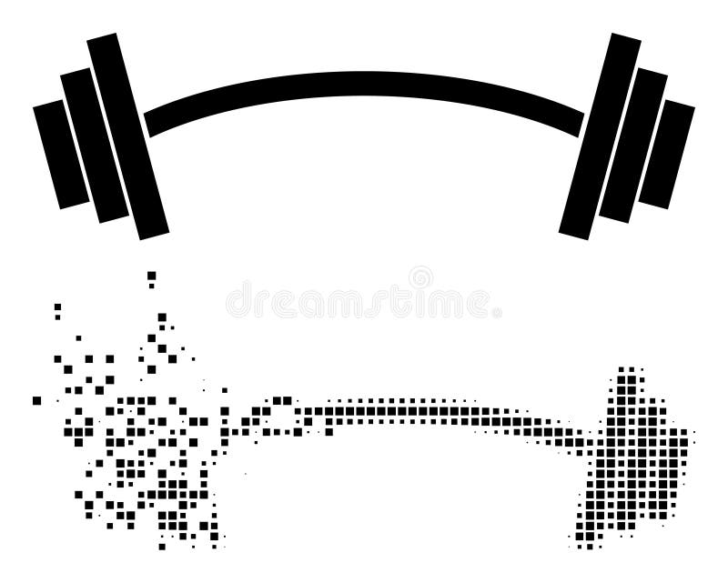 Pixel Barbell Stock Illustrations – 378 Pixel Barbell Stock ...