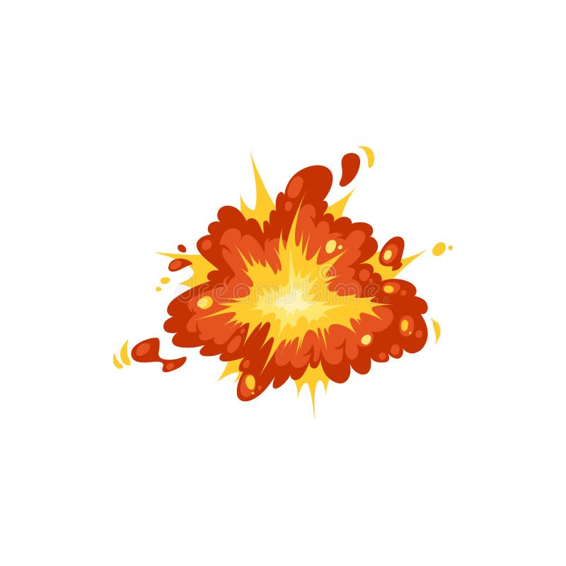 Bomb Explosion Isolated Vector Icons Cartoon Set Stock Vector ...
