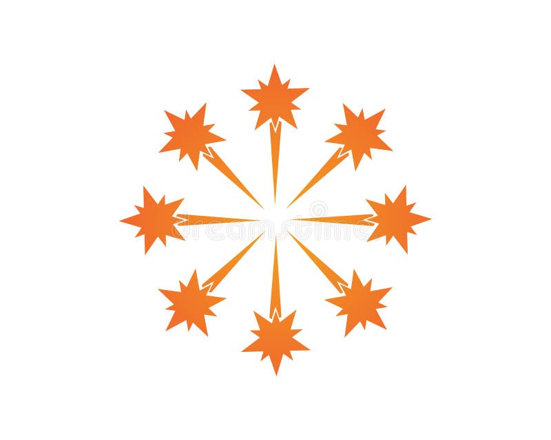 Burst star icon logos stock vector. Illustration of logotype - 120371984