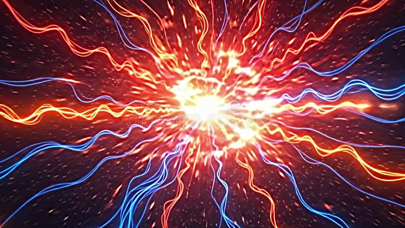 An Burst of Strong Burst Visuals Glow Brightly, Make Active Generative ...