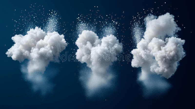 A Burst of White Dust, Accompanied by Airborne Ice Particles and ...