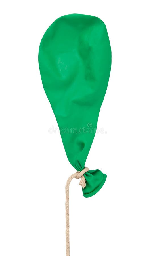 Bursted balloon on cord stock image. Image of blow, latex - 23378657