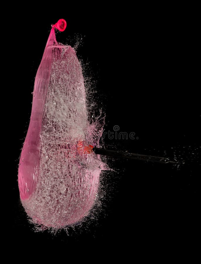 Bursting Balloon stock image. Image of fast, highspeed - 12156647