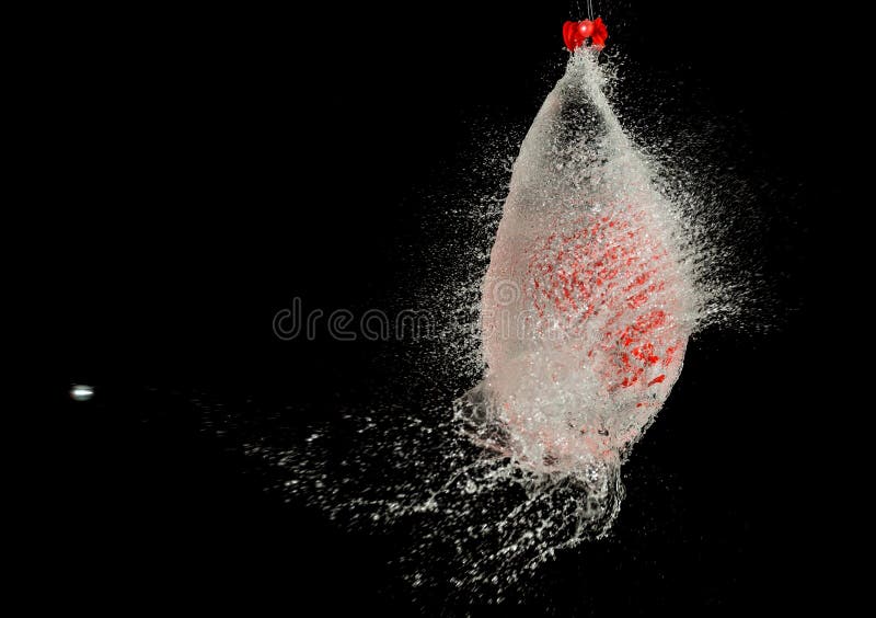 Bursting Balloon stock image. Image of fast, highspeed - 12156647