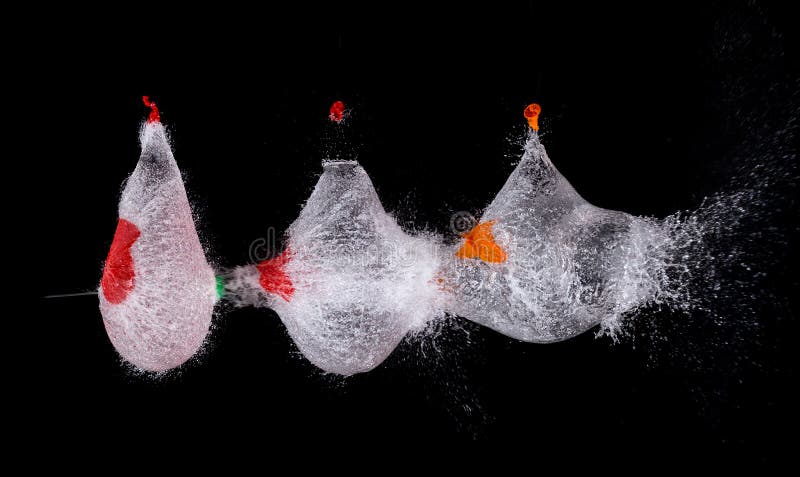 Bursting Balloon stock image. Image of fast, highspeed - 12156647