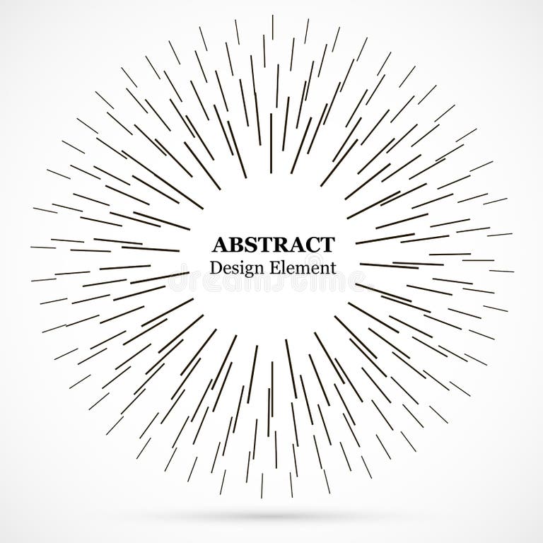 Circular Graphic Elements Rays Line Stock Illustrations – 113 Circular ...