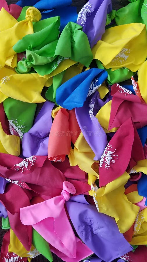 Broken air balloon stock photo. Image of bursting, design - 185800558