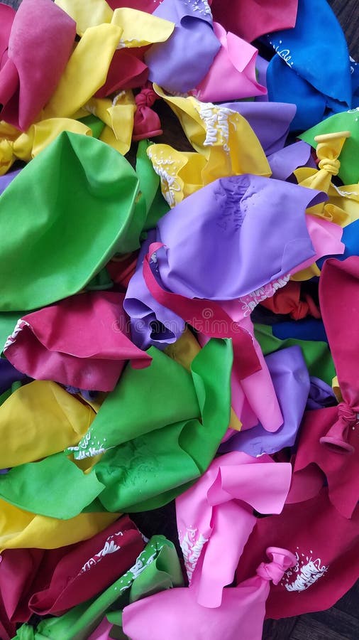 Broken air balloon stock image. Image of party, festive - 185800609